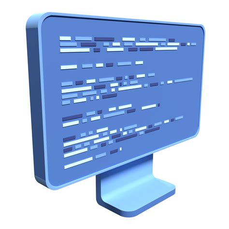Computadora Programación O Desarrollando Software 3d Representación De