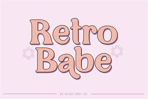RETRO BABE Modern Serif Font