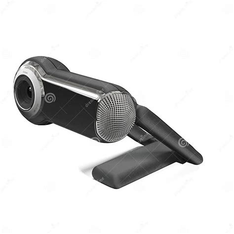 Professional Camera With A Microphone 3d Render Illustration Stock Illustration Illustration