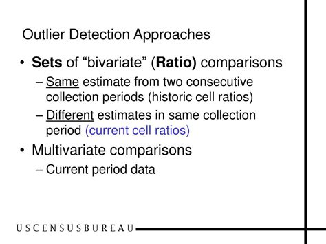 Ppt Investigation Of Macro Editing Techniques For Outlier Detection