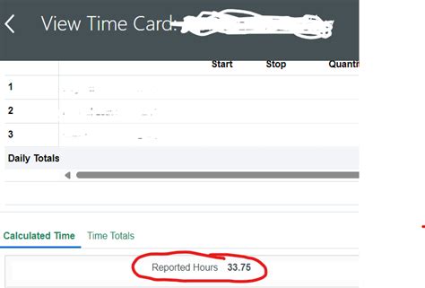 Need A Sample Query Of Team Time Card Page To Fetch Reported Hours Of Calculation Time — Cloud