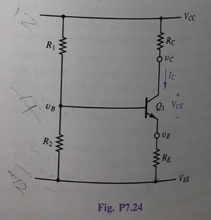 Solved Consider The BJT Feedback Bias Configuration Of Chegg Com
