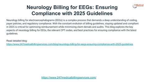 Neurology Billing For Eegs Ensuring Compliance With 2025 Guidelines Pdf
