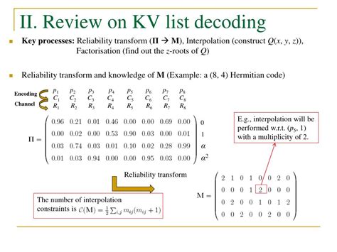 Ppt Iterative Soft Decision Decoding Of Algebraic Geometric Codes