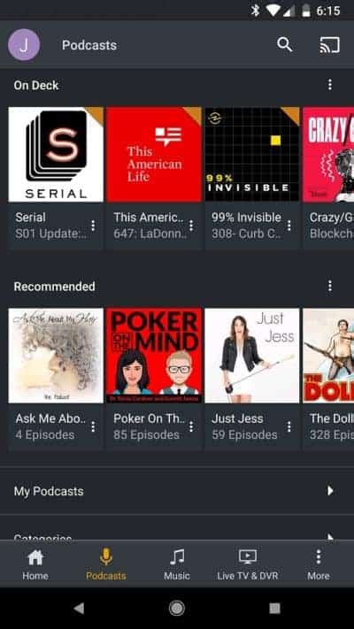 Plex Android App Gains Podcast Support Better Customization