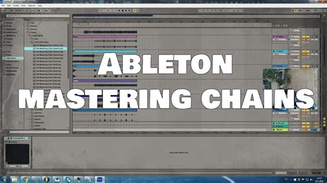 Ableton Mastering Chains Tutorial - Instant Mastering Effect Racks for ...