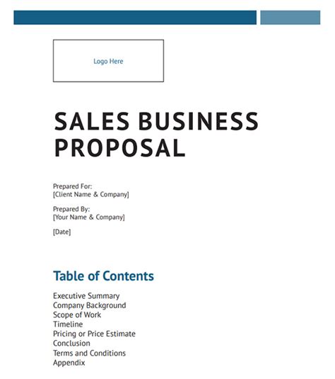 proposal company example