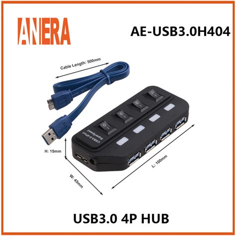 4 Port USB 3 0 Hub With Individual Power Switches China High Speed 5gbps Hub And USB3 0 Hub Price