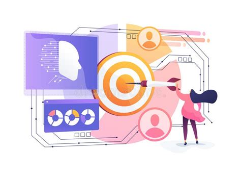 Ai Powered Customer Segmentation Abstract Concept Vector Illustration