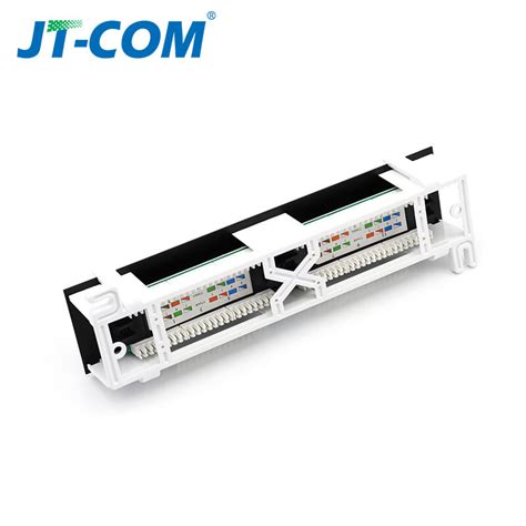 Cat6 12 포트 Rj45 패치 패널 Utp Lan 네트워크 어댑터 케이블 커넥터 Rj45 네트워킹 벽 마운트 랙 네트워킹