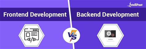 Frontend Vs Backend Major Differences Intellipaat
