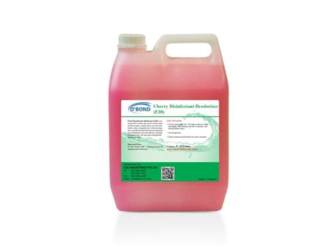 Cherry Disinfectant Deodorizer F38 D Bond Cleaning Products