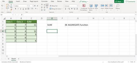 How To Sum A Range With Errors In Excel Sheetaki