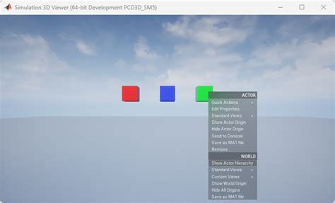 Interact With 3d Simulation Environment Matlab And Simulink