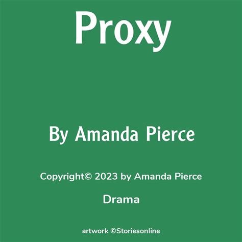 Proxy Drama Sex Story