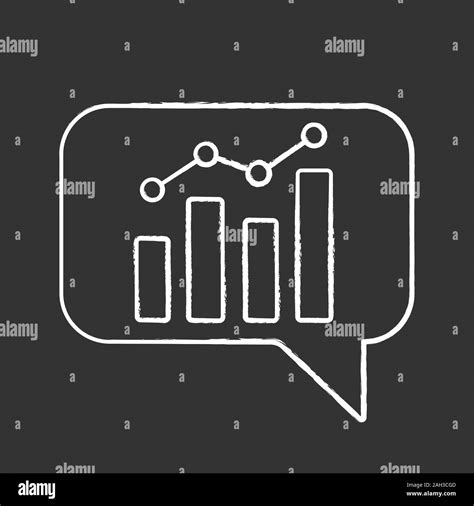 Chatbot Graph Chalk Icon Chat Bot Diagram And Analytics Virtual