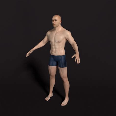 Man Nude Blender Models For Download TurboSquid