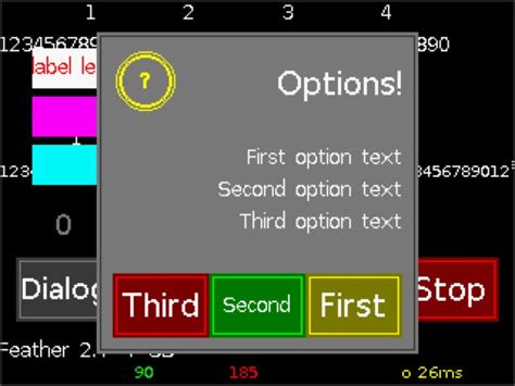 HV GUI Dialogue Window Embedded Computing