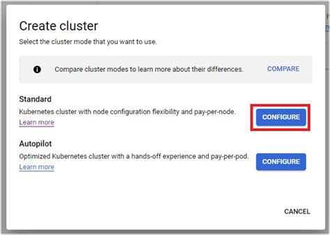 Standard GKE Cluster Configuration Guide Prwatech