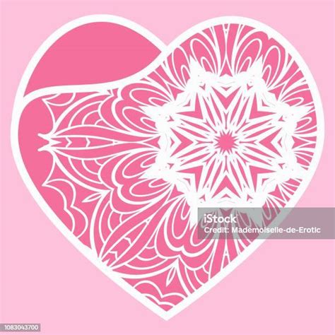 레이아웃 카드 초대장 결혼식 인테리어 디자인에 대 한 절단 심장 서식 파일을 레이저 플로터 절단 또는 인쇄입니다 0명에 대한 스톡 벡터 아트 및 기타 이미지 Istock