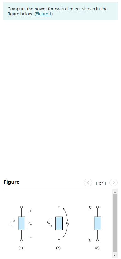 Solved A Compute The Power For The Element A Assume That Chegg
