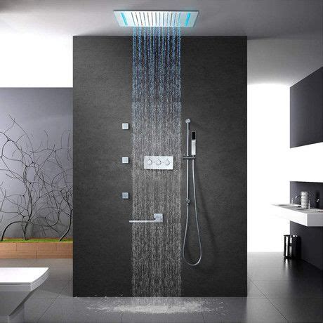 Juno Showers Led Water Fixtures Touch Of Modern Shower Systems