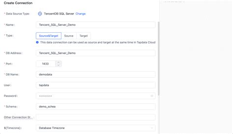 Tencentdb For Sql Server Tapdata Documentation Real Time Data