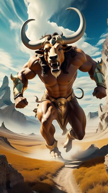 Premium Photo Fierce Minotaur