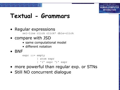 Hci 3e Ch 16 Dialogue Notations And Design Ppt