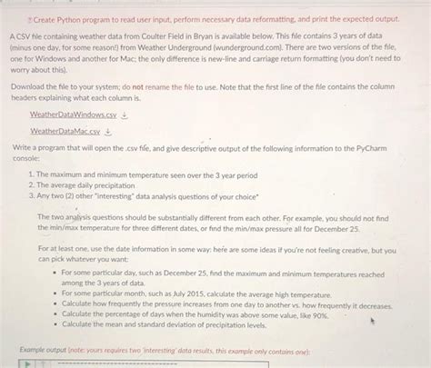 Solved Create Python Program To Read User Input Perform