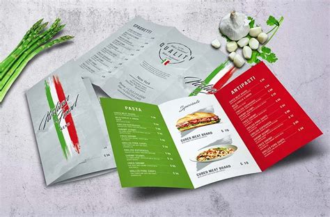 30 Best Tri Fold Menu Templates Psd Indesign And More Idevie