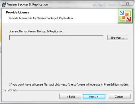 Installing Veeam Backup Replication For VMware Hyper V