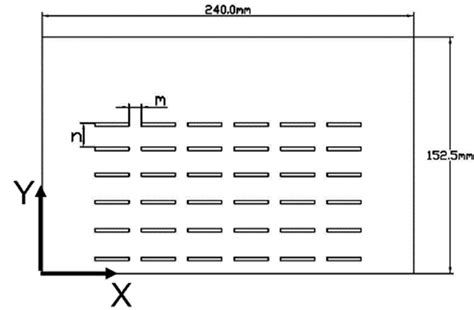 the 2d computational domain that illustrates the interval between two