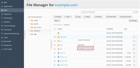 How To Fix Permissions Issues In Plesk Onyx 12