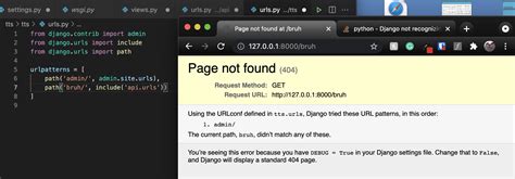 Python Django Not Recognizing Empty Url Config Stack Overflow