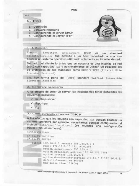 Linux 59 Admin Y Ltsp 6 Pxe Pdf