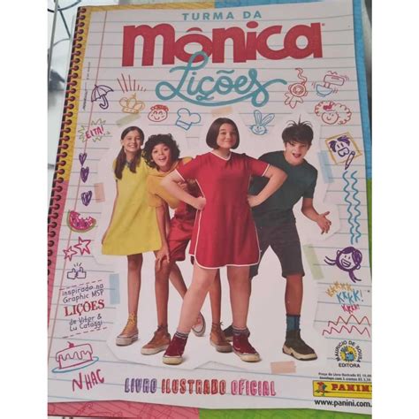 Álbum De Figurinhas Turma Da MÔnica LiÇÕes Com 35 Figurinhas Coladas