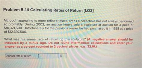 solved problem 5 14 calculating rates of return lo3]