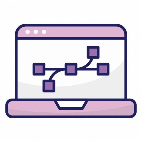 Sitemap Flowchart Flow Diagram Hierarchy Algorithmicon Icon