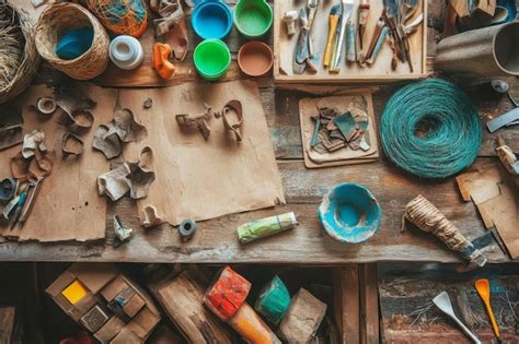 Ecofriendly Craftwork Premium Ai Generated Image