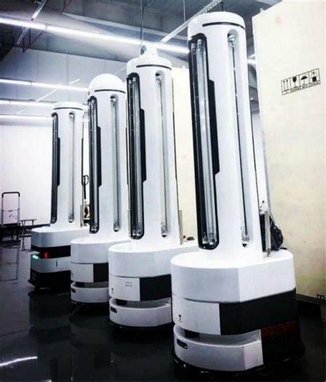 Ultraviolet Disinfection Uv Light Robot 360 Degree Radiation Automatic
