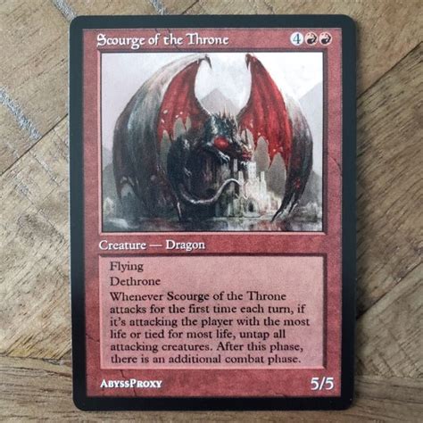 Scourge Of The Throne 1 Ultimate Mtg Proxy Abyss Proxy Shop