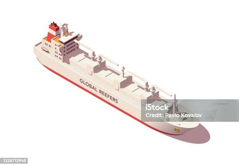 등각 리퍼 벌크 캐리어 선박 낮은 폴리 벌커 선박 벡터 일러스트레이터 수집 교통수단에 대한 스톡 벡터 아트 및 기타 이미지