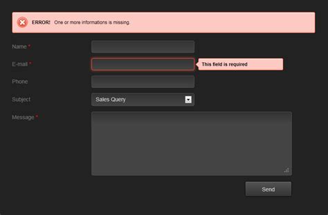 Css Contact Form By Eucalyptuss Codecanyon