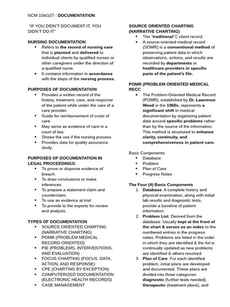 Rle Documentation Pdf Medical Diagnosis Patient