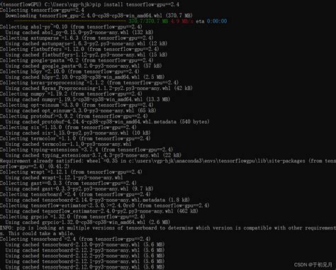 tensorflow的cpu和gpu版本的安装 tensorflow gpu csdn博客
