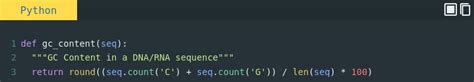 Bioinformatics In Python Dna Toolkit Part 3 Gc Content Calculation