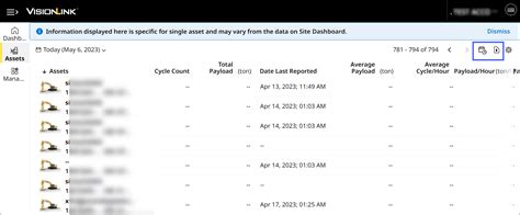 Asset List Summary Report