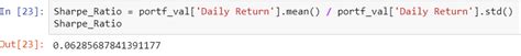 Calculating Sharpe Ratio With Python Towards Data Science