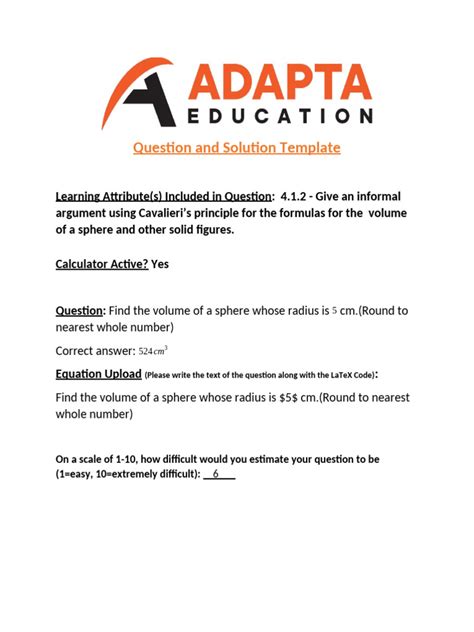412 Give An Informal Argument Using Cavalieris Principle For The Formulas For The I Pdf